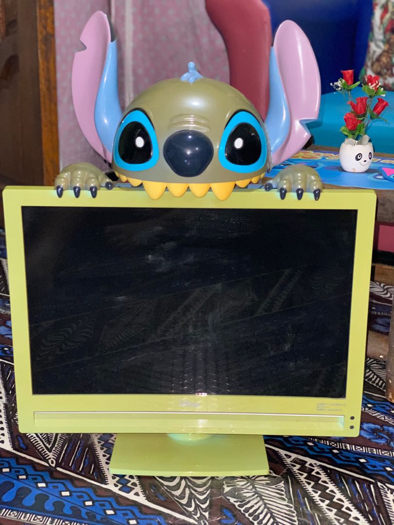 Stitch TV monitor 20 inches collectible RARE, TV & Home Appliances, TV ...