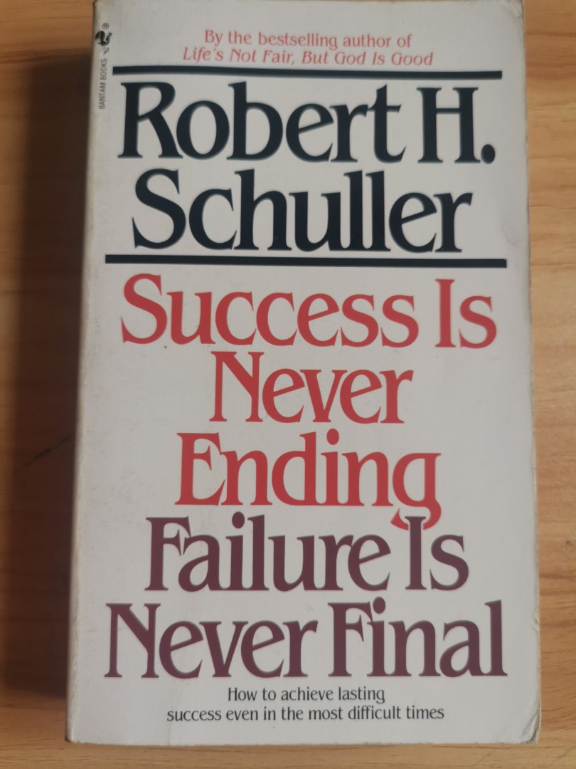 Success is never ending failure is never final, Hobbies & Toys, Books ...
