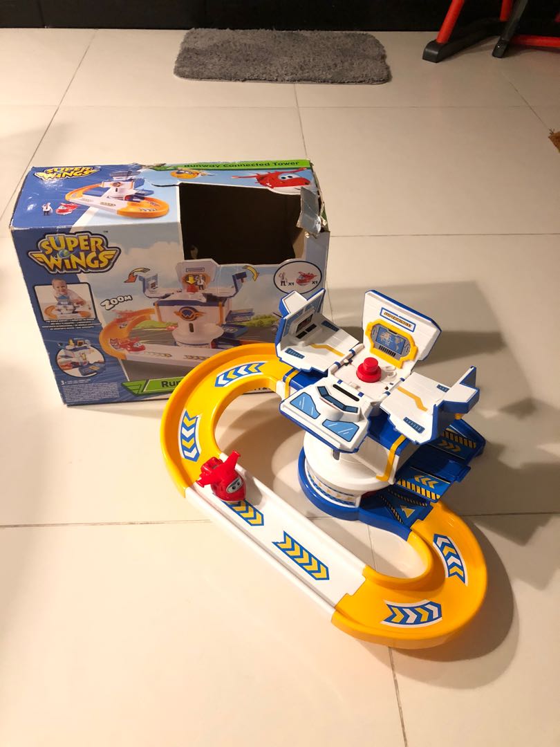 Superwings Jett and Jimbo Runway Tower toy set, Hobbies & Toys, Toys ...