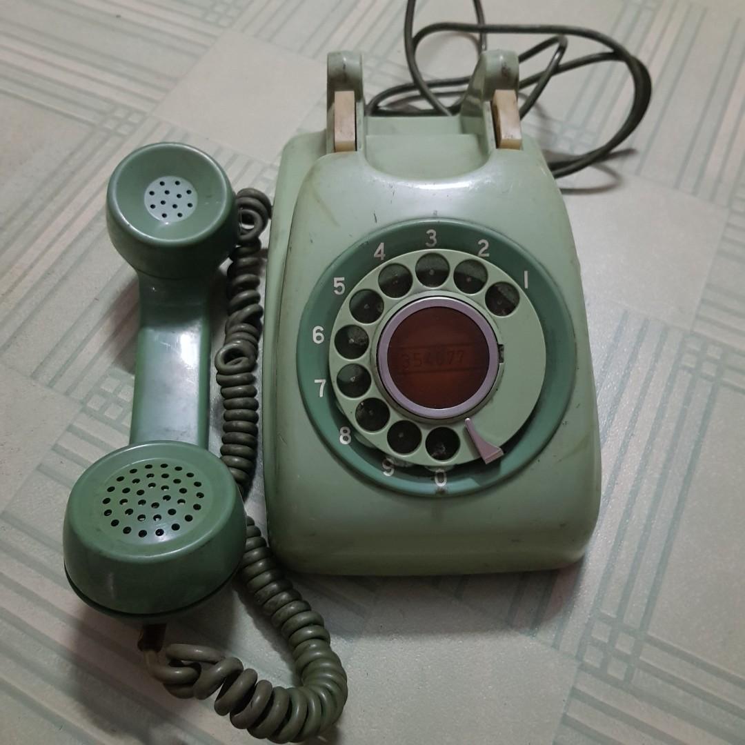 Telepon Putar Jadul Antik, Antik, Furnitur di Carousell