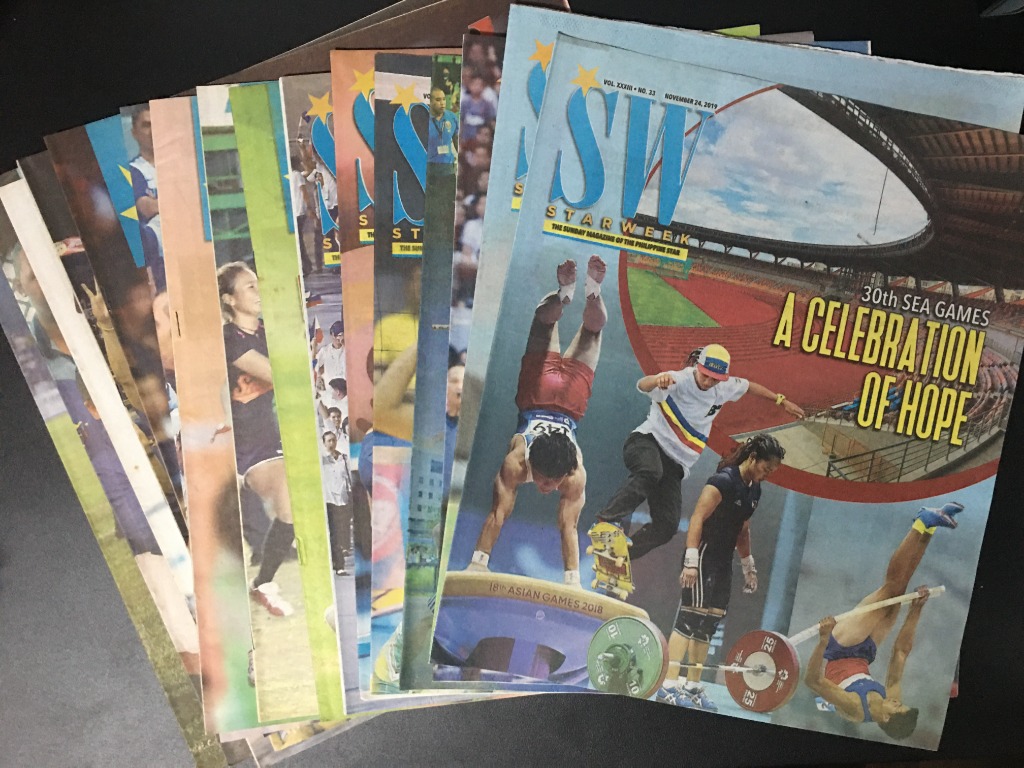 The Philippine Starweek Magazine Sports Covers Bundle 14 pcs. (OOP ...