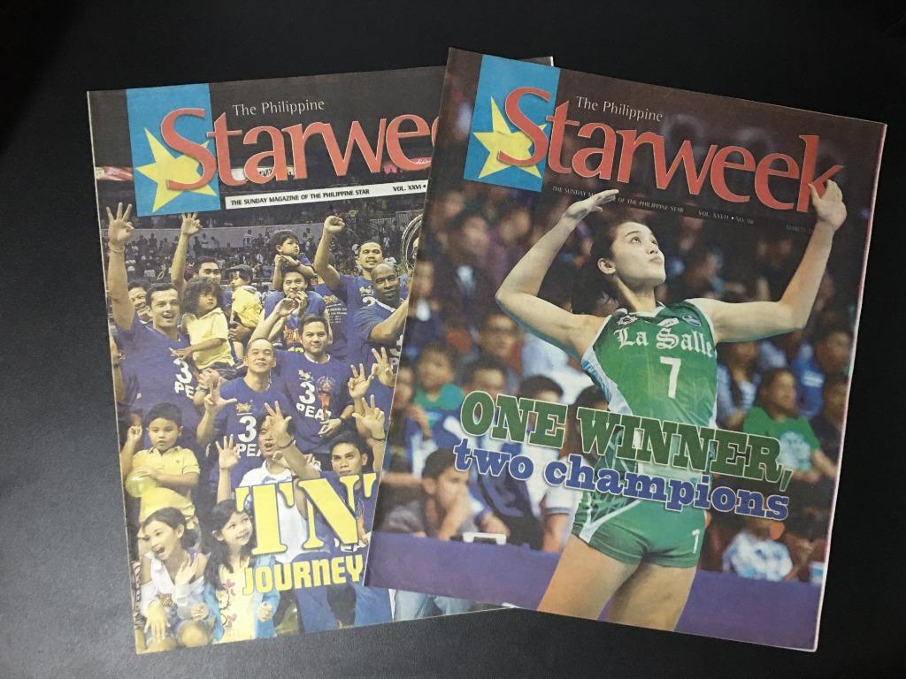 The Philippine Starweek Magazine Sports Covers Bundle 14 pcs. (OOP ...