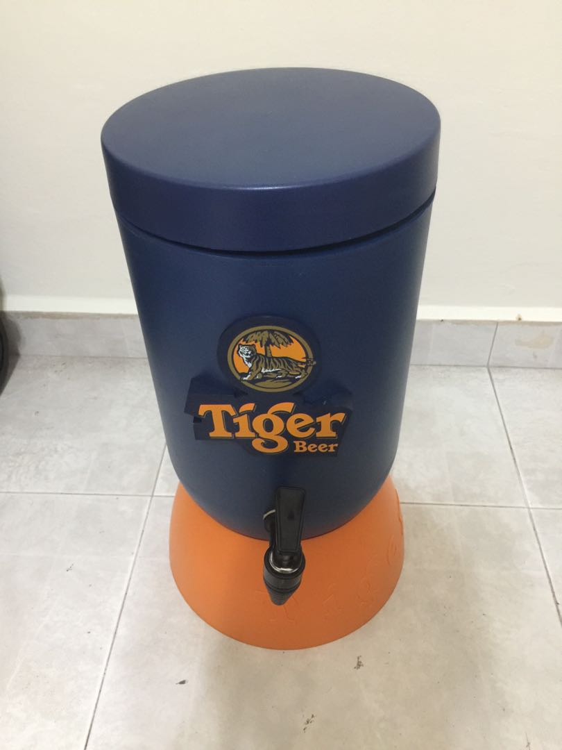 Tiger Beer Tower / Dispenser, Furniture & Home Living, Kitchenware ...