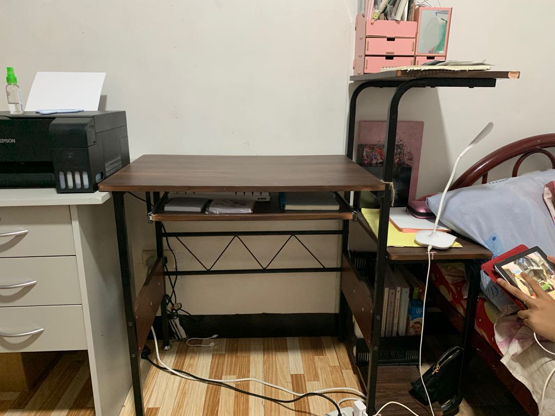 [USED] San-Yang computer table / study desk, Furniture & Home Living ...