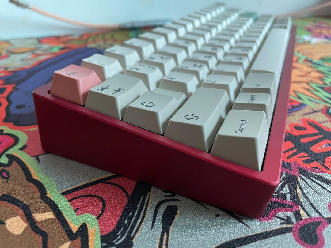 UTD356mini custom mechanical keyboard O ring gasket mounted in WK ...