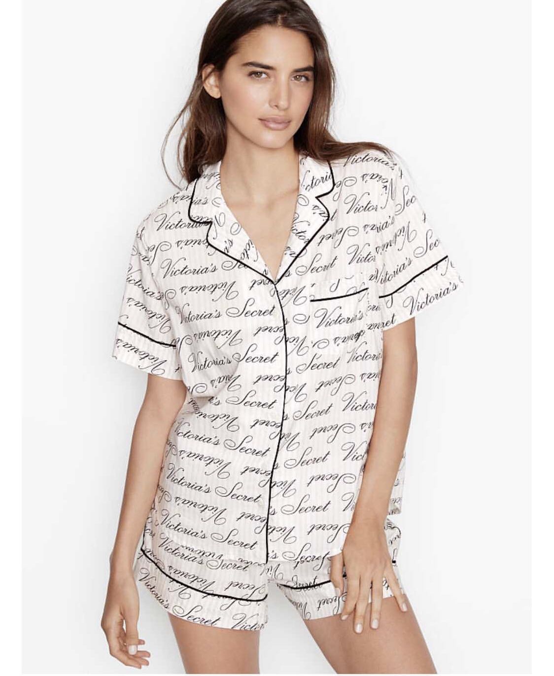 Victoria’s Secret Cotton Short Pajama Set, Women's Fashion ...