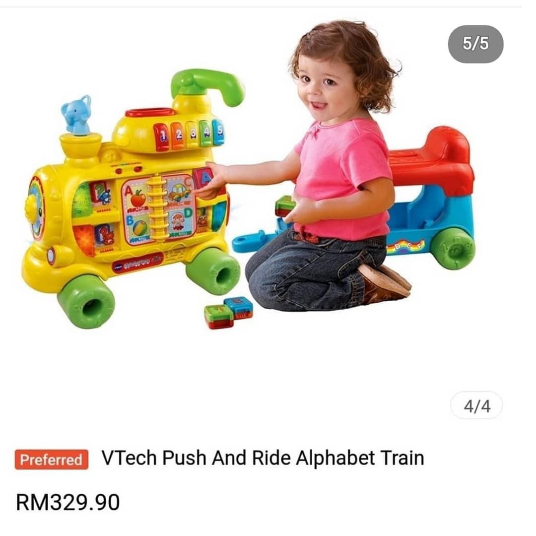 Vtech 3in1 Sit-to-Stand Alphabet Train, Babies & Kids, Infant Playtime ...