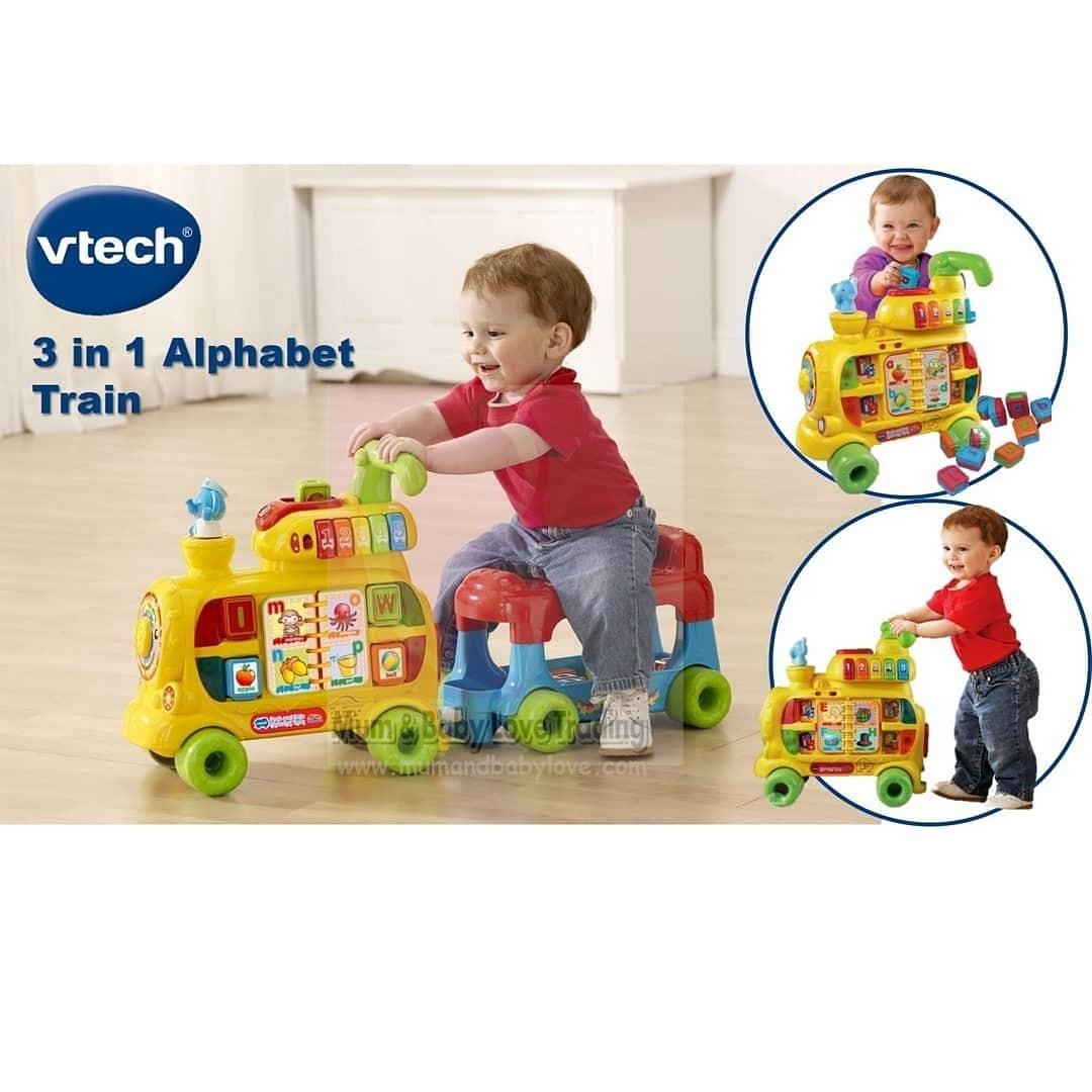 Vtech 3in1 Sit-to-Stand Alphabet Train, Babies & Kids, Infant Playtime ...