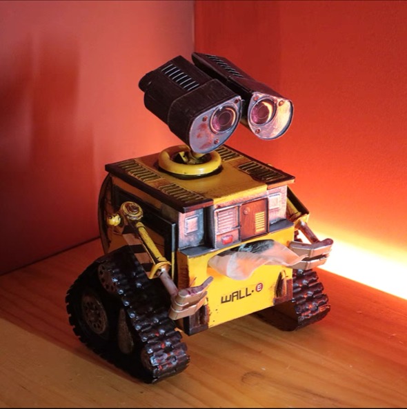WALL-E 太空奇兵 威E 彼思動畫 製作室 DISNEY Disneyland 迪士尼 WALL E WALLE light 模型 手辦 ...