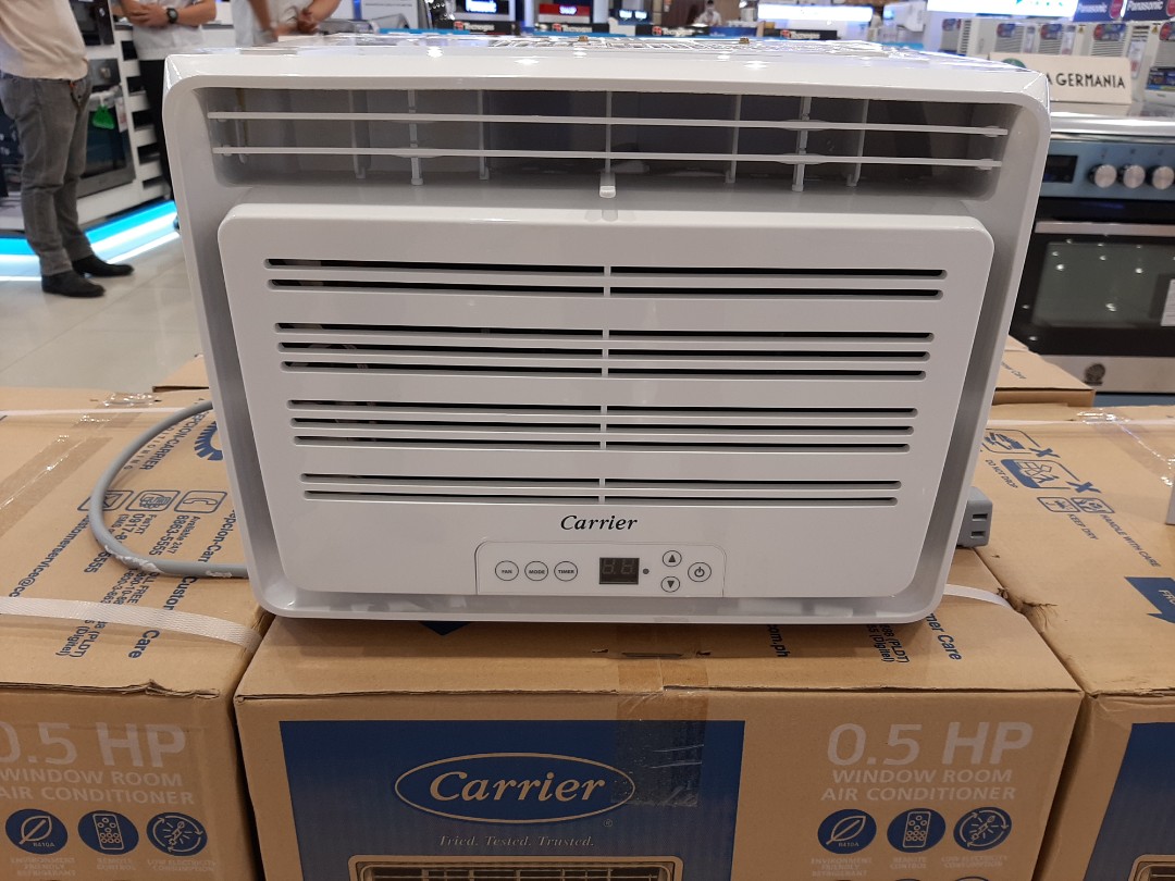 .5HP Carrier Window Type Aircon Remote, TV & Home Appliances, Air ...