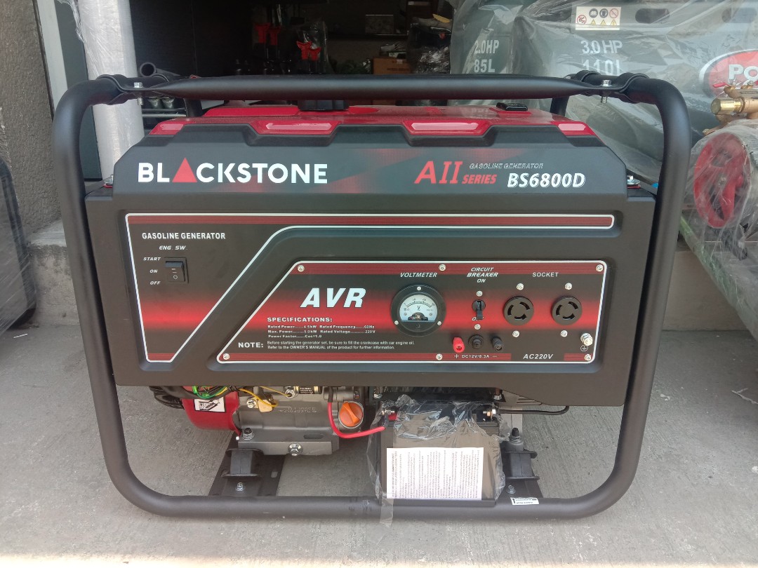 BlackStone Gasoline Generator Push Button Start 5kva, Commercial ...