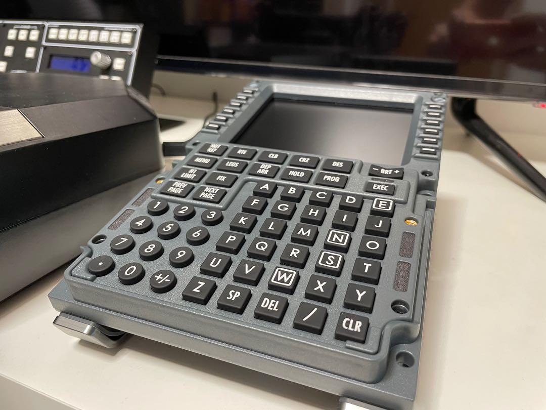 Boeing 737 747 777 CDU FMC life size For PMDG X-Plane P3D MSFS Flight ...