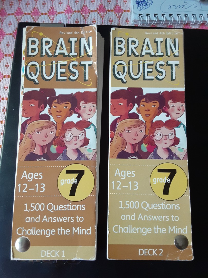 Brain quest quiz 2 decks, Hobbies & Toys, Books & Magazines, Children's ...