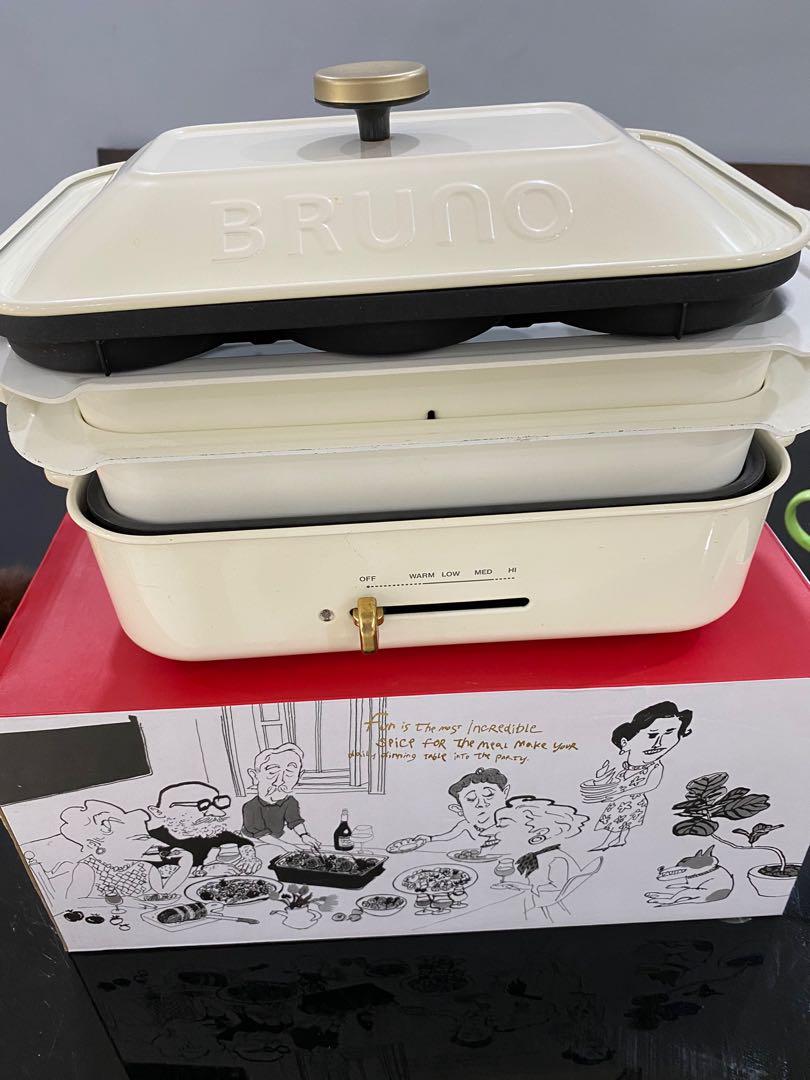 Bruno Compact Hotplate + 4 types of Plates( Ceramic Split Pot ...