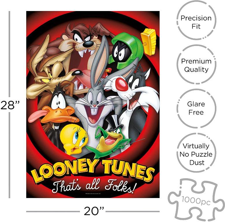 Bugs Bunny and the gangs 1000 Piece Jigsaw Puzzle - Made in USA ...