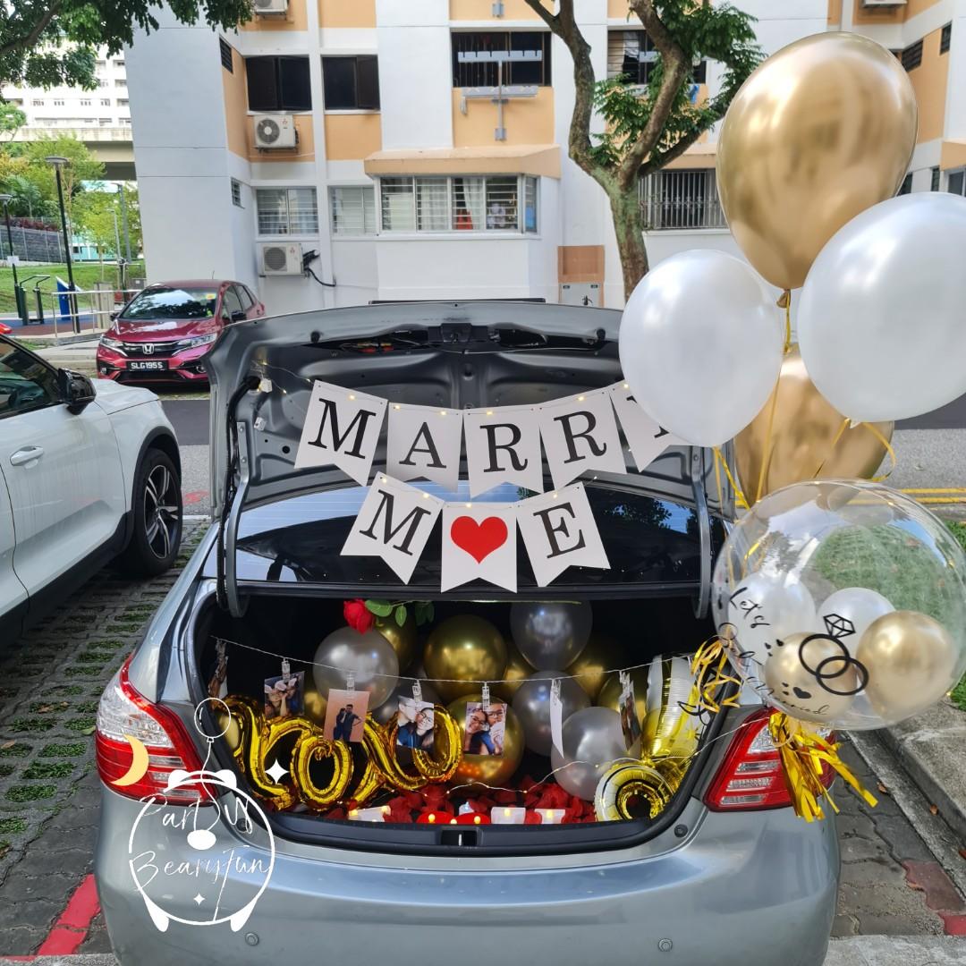 Car Boot Decoration for Birthday | Proposal | Anniversary, Hobbies ...