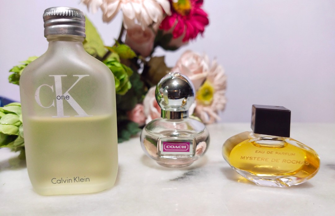 CK coach and Rochas Miniature Perfume, CK Miniature Perfume, CK perfume ...