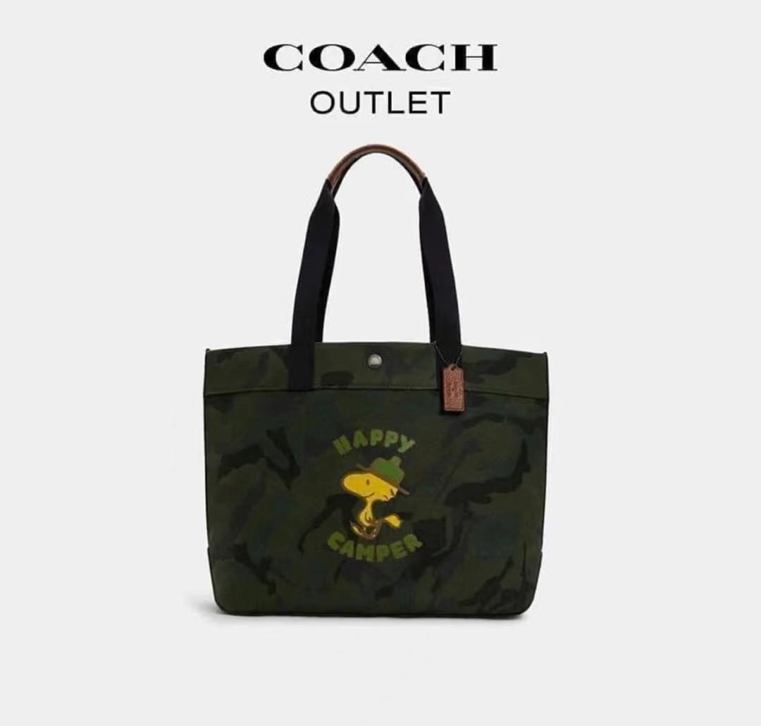 Coach × Peanuts Snoopy Charlie Brown Collection, Luxury, Bags & Wallets ...