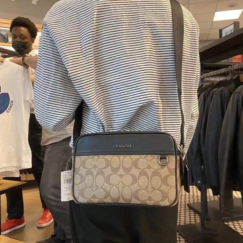 Coach Authentic 100% Original Mall Pull Out Sling Crossbody Messenger ...