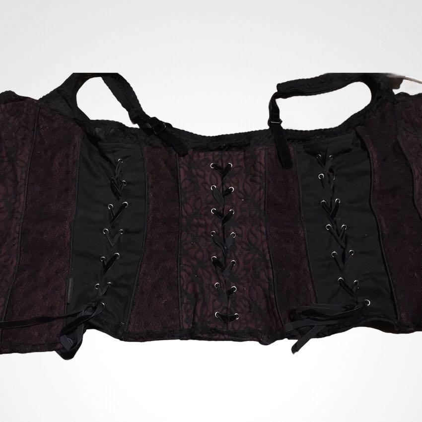 Alt Corset | Goth Corset, Women's Fashion, Tops, Others Tops on Carousell