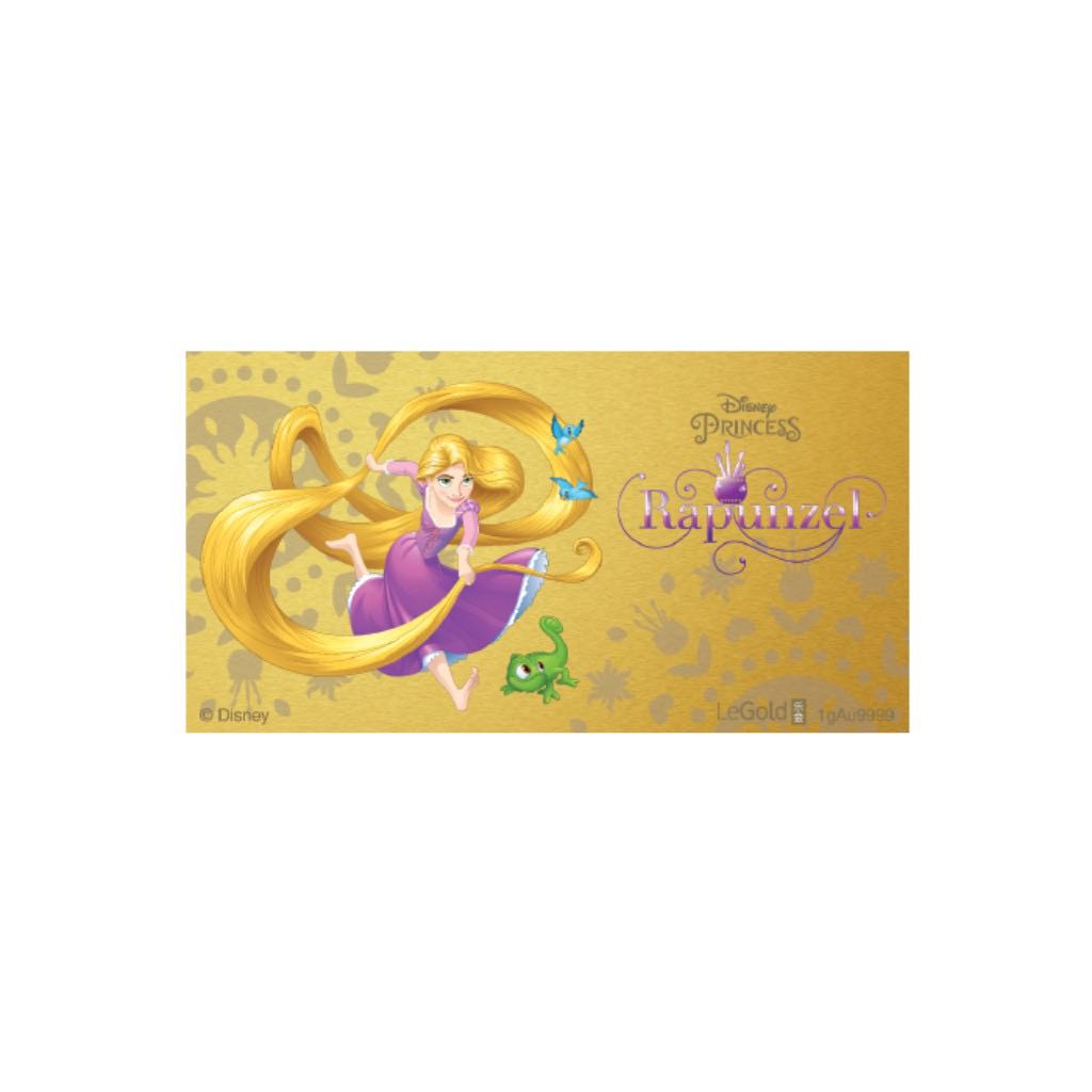 Disney Princess Gold Bar 1g - Rapunzel, Everything Else on Carousell
