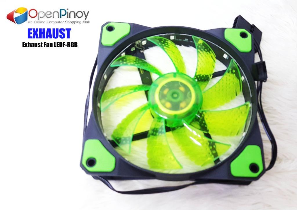 Exhaust Fan LEDF-RGB(Ordinary), Computers & Tech, Parts & Accessories ...