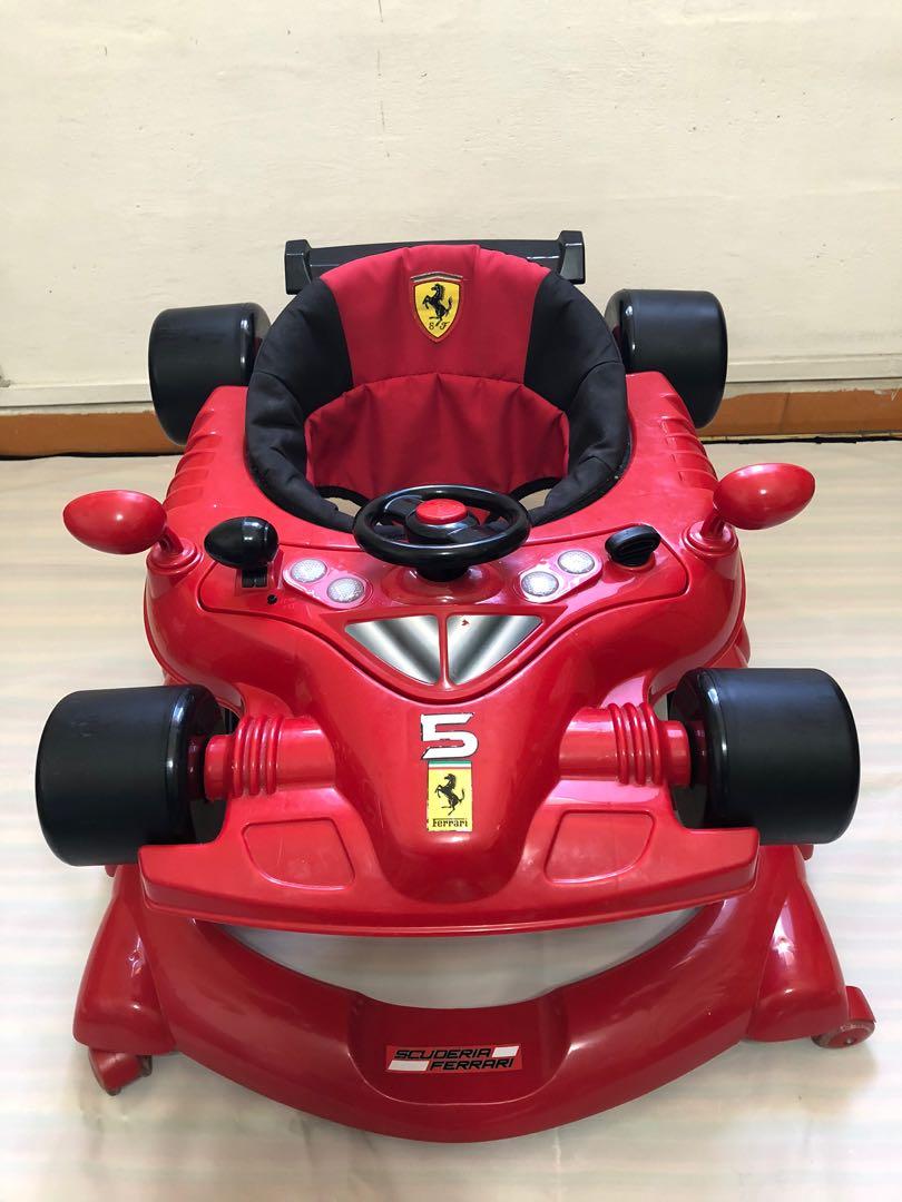Pre-Loved Ferrari F1 Baby Walker (Official Licensed Product), Babies ...