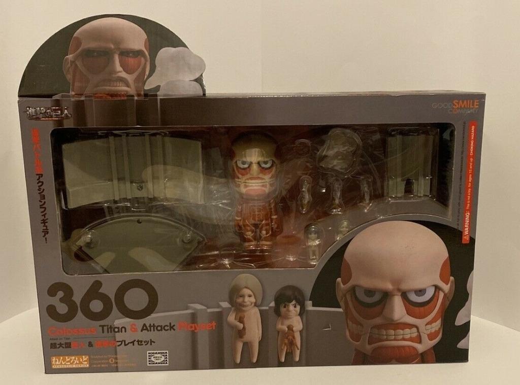 GoodSmile Nendoroid 360 Colossus Attack on Titan Playset, Hobbies ...