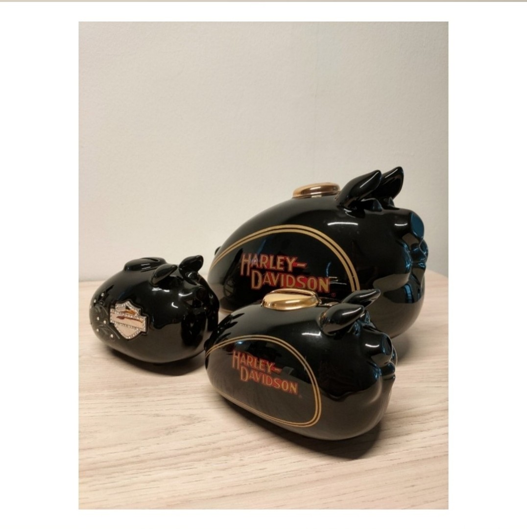 Harley Davidson Coin Bank, Motorcycles, Motorcycle Apparel on Carousell