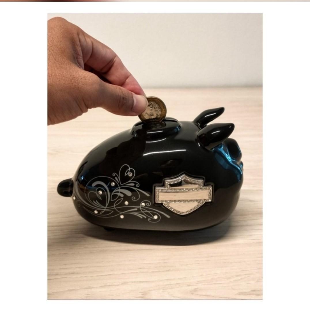 Harley Davidson Coin Bank, Motorcycles, Motorcycle Apparel on Carousell
