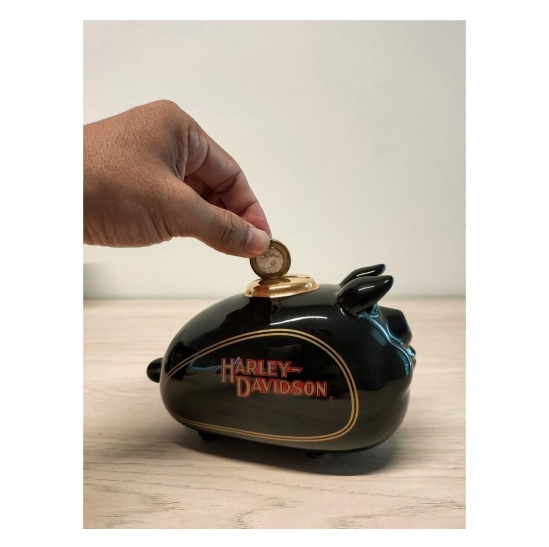 Harley Davidson Coin Bank, Motorcycles, Motorcycle Apparel on Carousell
