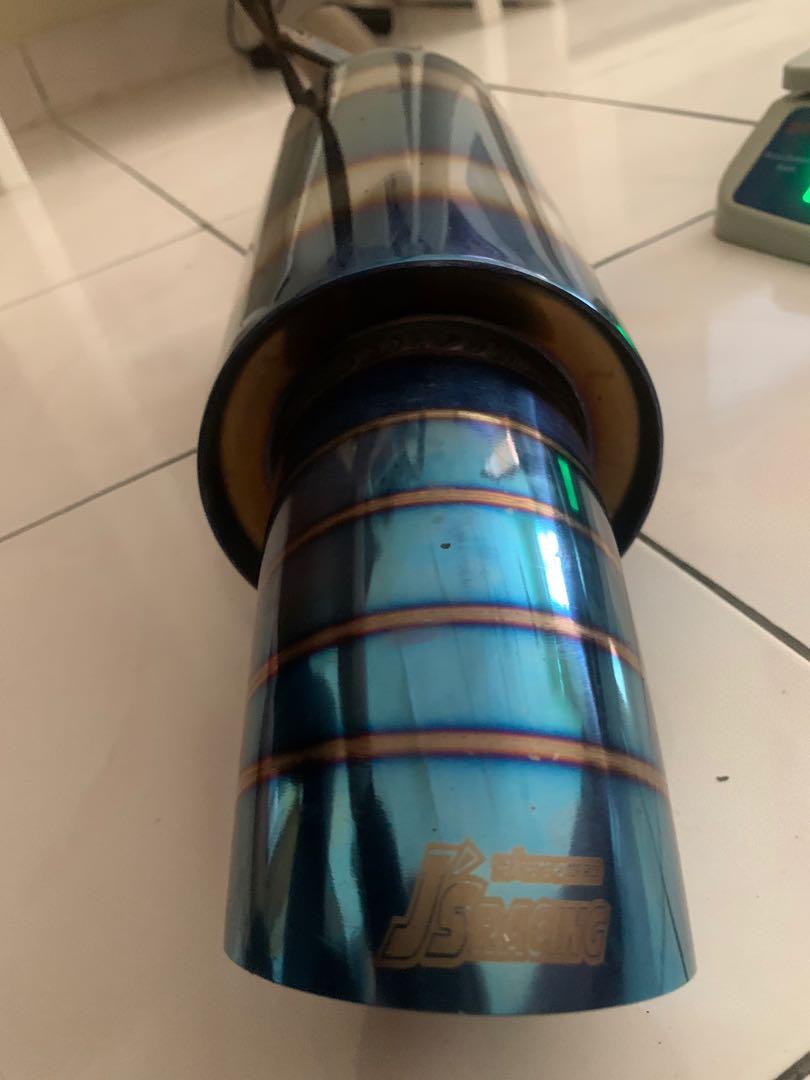 Js racing muffler 2” inlet, Auto Accessories on Carousell