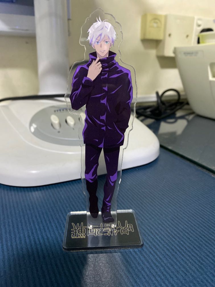 Jujutsu Kaisen Gojo Satoru acrylic stand (UNOFFICIAL), Hobbies & Toys ...