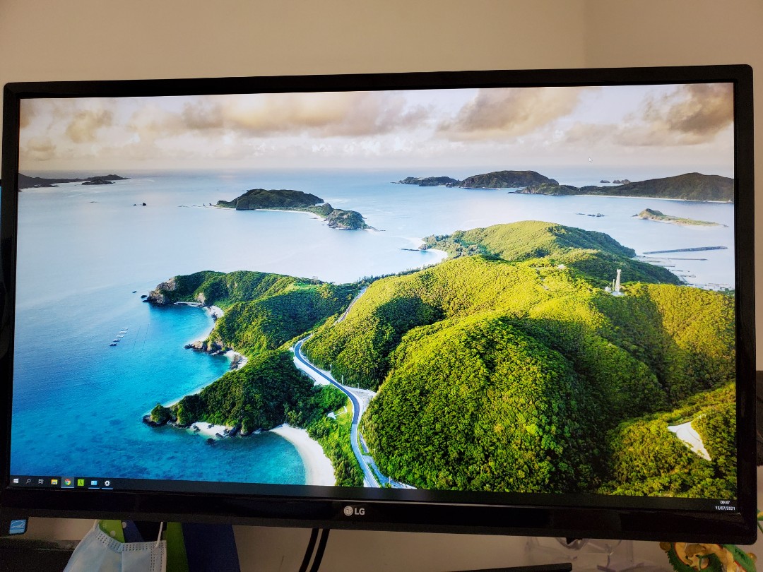LG 4k IPS LED monitor 顯示屏 二手 4k mon, 電腦＆科技, 電腦周邊及配件, 電子屏幕 - Carousell