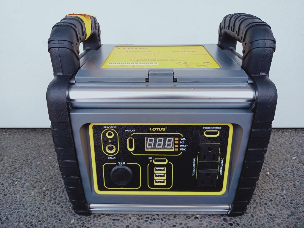 Lotus Rechargeable Power Station 400W Generator Supply with Car Jump ...