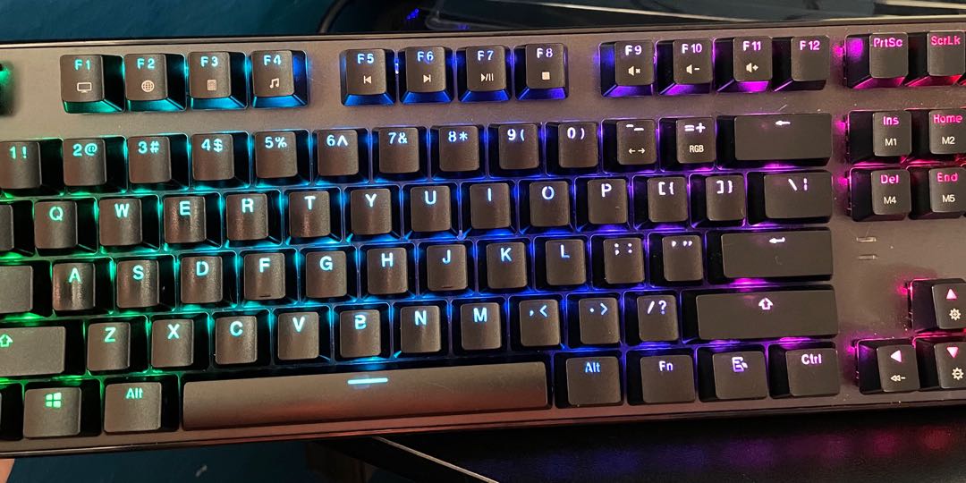 Mechanical Keyboard (comes with techware wrist protector), Computers ...