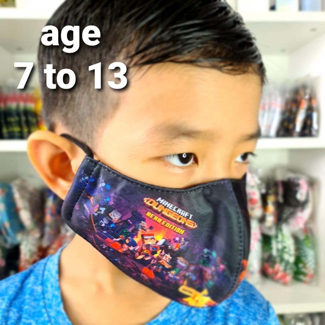 Minecraft Collection Masks, Health & Nutrition, Face Masks & Face ...