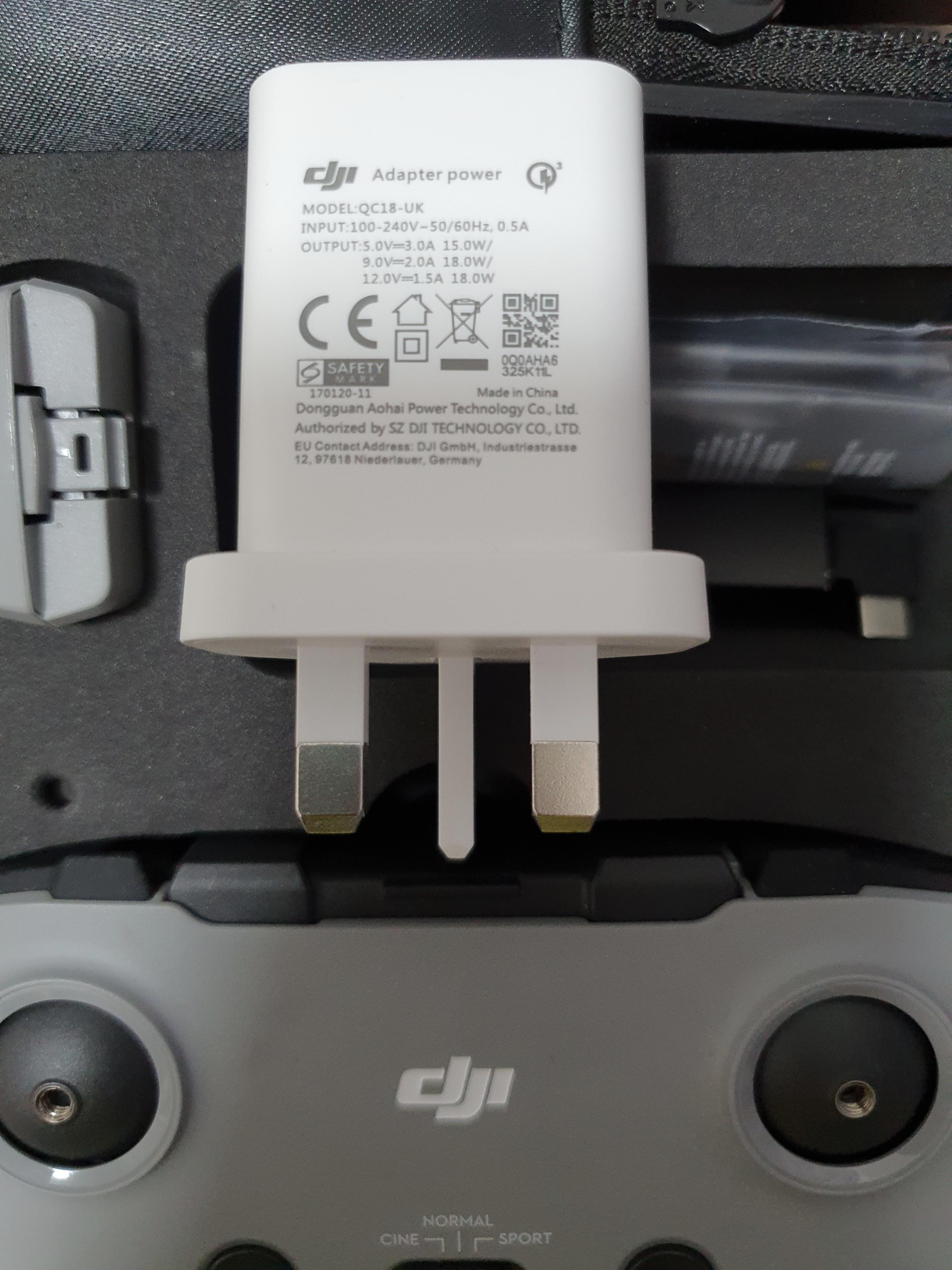 Original DJI Charging Adapter, Mobile Phones & Gadgets, Mobile & Gadget ...