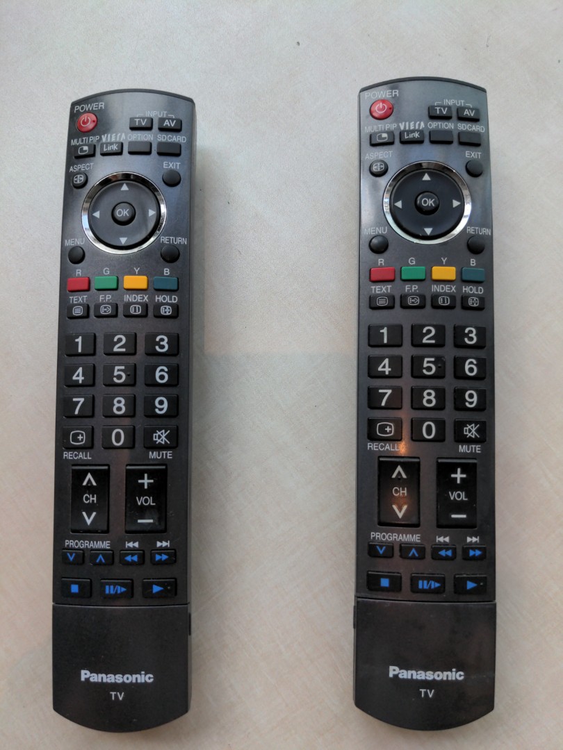 ORIGINAL Panasonic Plasma TV remote, TV & Home Appliances, TV ...
