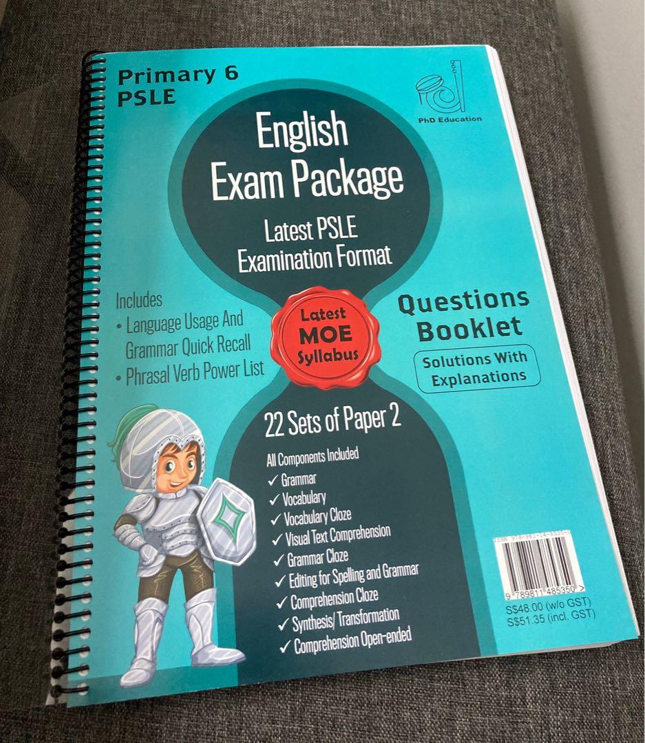 PhD Education PSLE English Exam Package, Hobbies & Toys, Books ...
