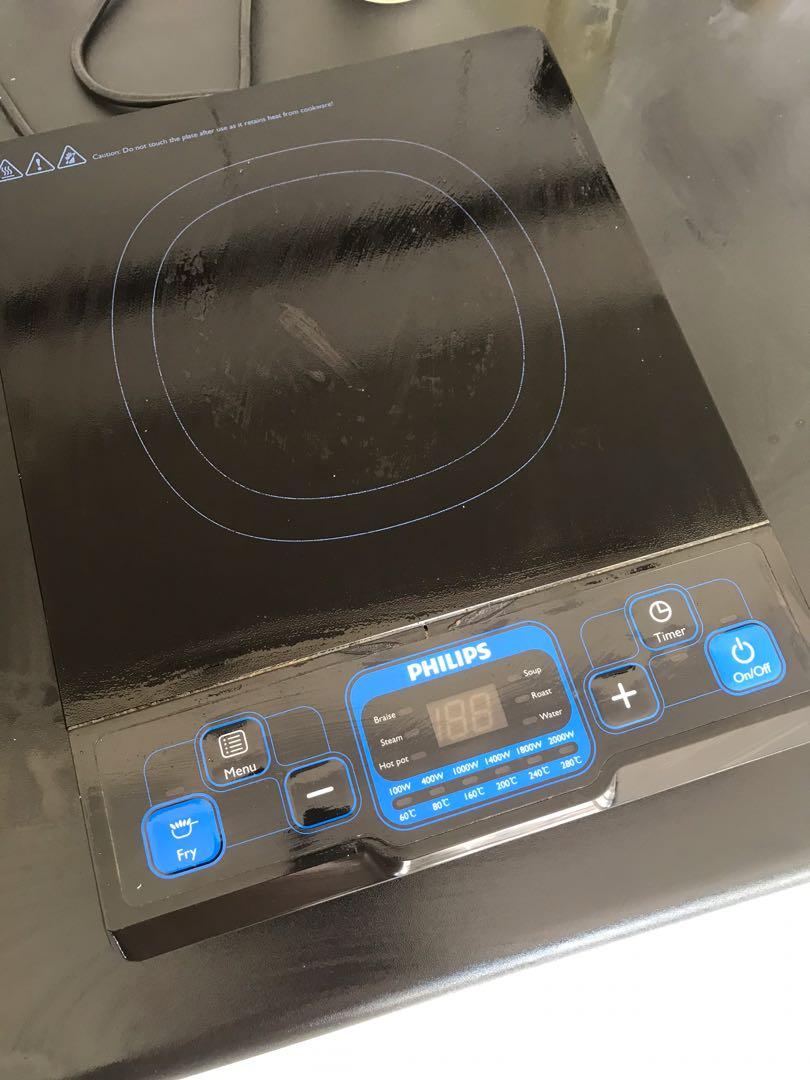 Philips induction cooker electric stove, TV & Home Appliances, Kitchen ...