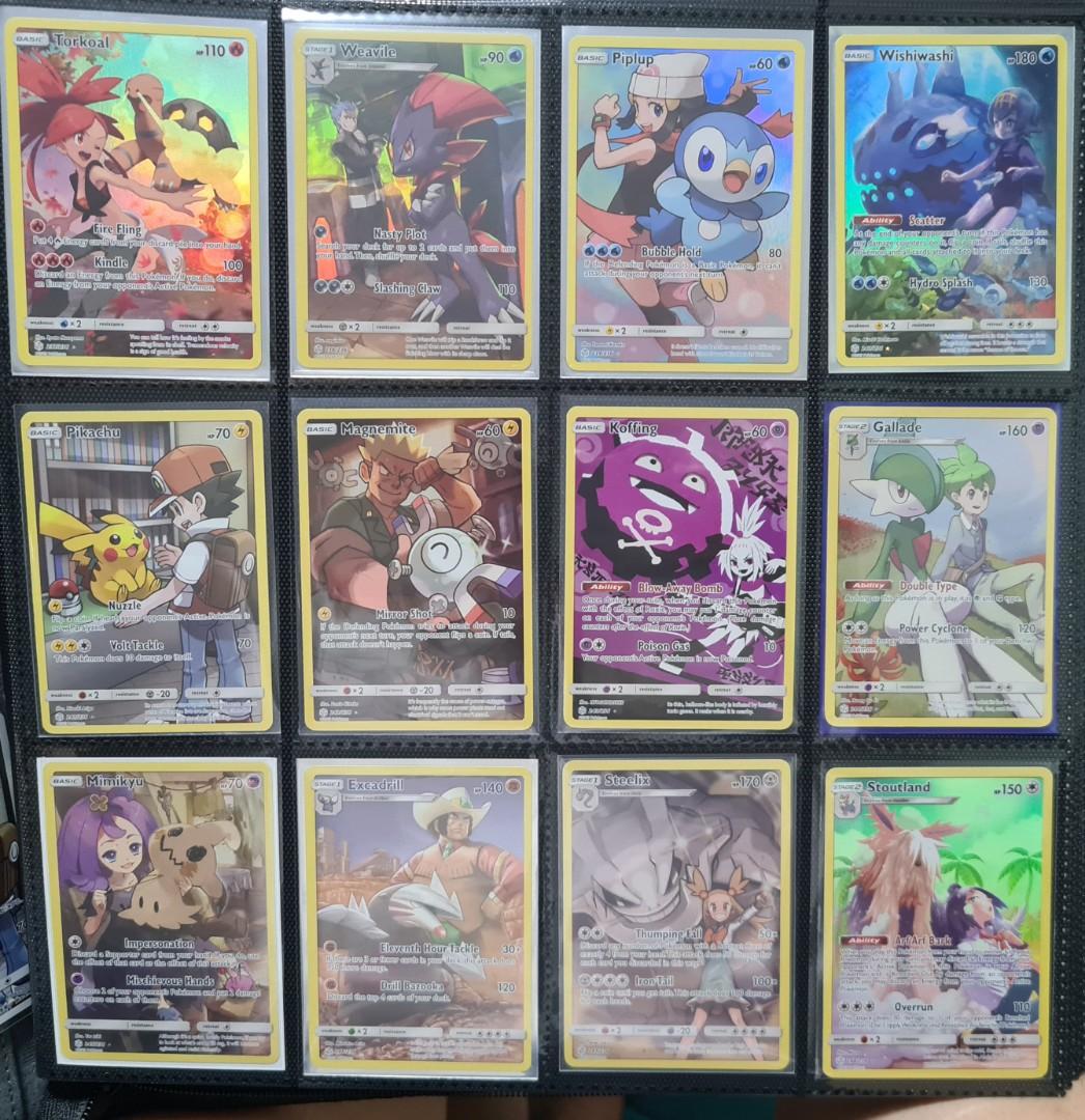 Pikachu Cosmic Eclipse Character Art Full Set pokémon card secret rare ...