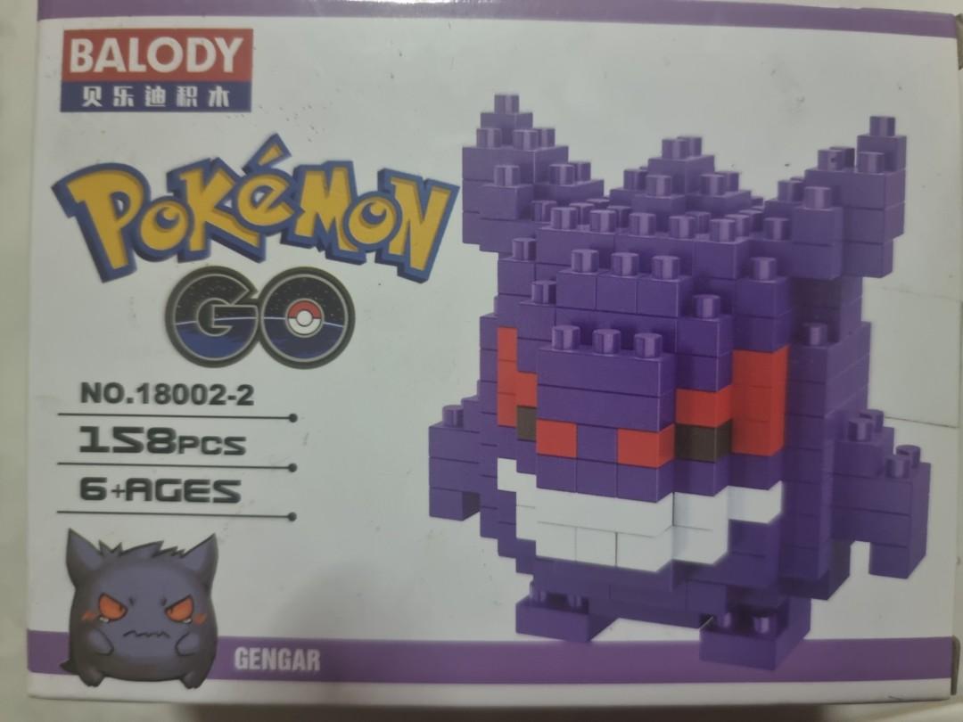 Pokemon go gengar building blocks set, Hobbies & Toys, Toys & Games on ...