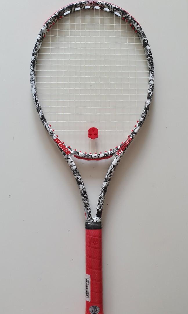 2 racquets of Prince By Hydrogen Tennis Racquet O3 Tattoo 100 ...