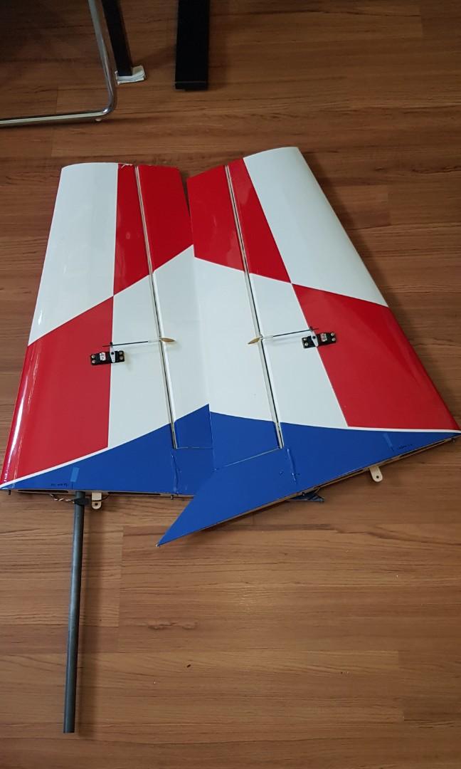 RTF RC plane SEBART KATANA S 50E, Hobbies & Toys, Toys & Games on Carousell