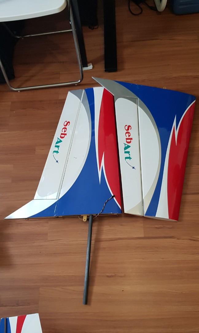 RTF RC plane SEBART KATANA S 50E, Hobbies & Toys, Toys & Games on Carousell
