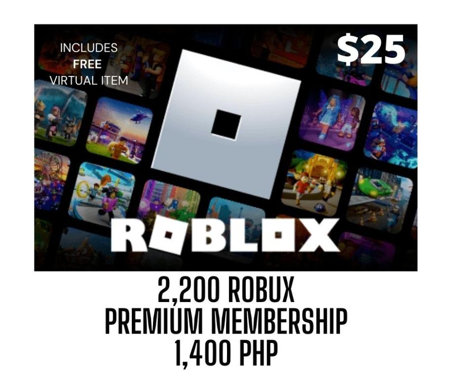 Roblox Robux Premium 1000 2200 Discounted Gift Cards, Tickets ...