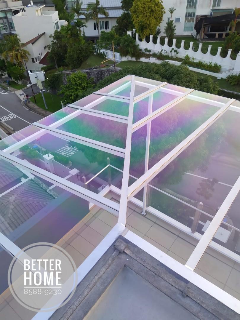 Roofing, trellis, shelter, polycarbonate, Aluminum composite, Motorized ...