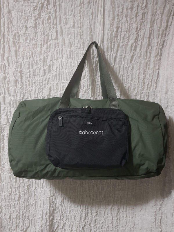 TUMI PACKABLE LARGE DUFFEL WEEKENDER BAG, Men's Fashion, Bags, Belt ...