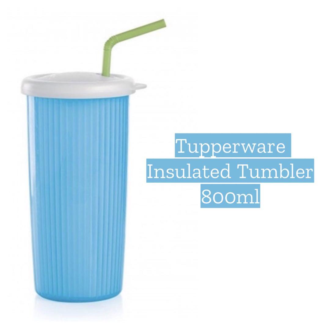 Tupperware Insulated Tumbler 800ml, Furniture & Home Living ...